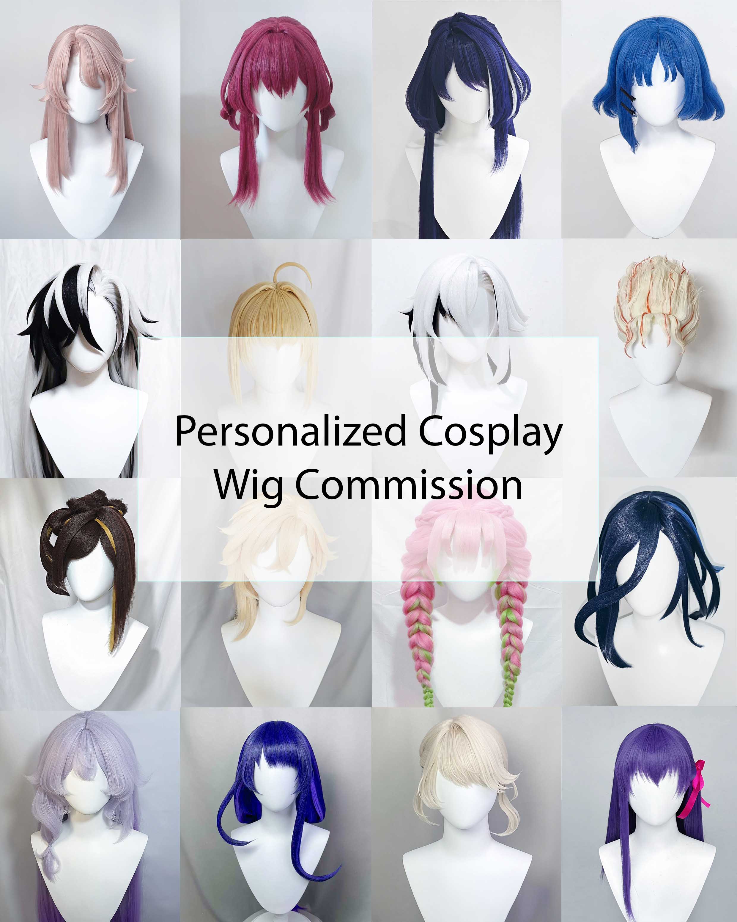 Cakycos Custom Wig Commission | Professionally Styled Cosplay Wig